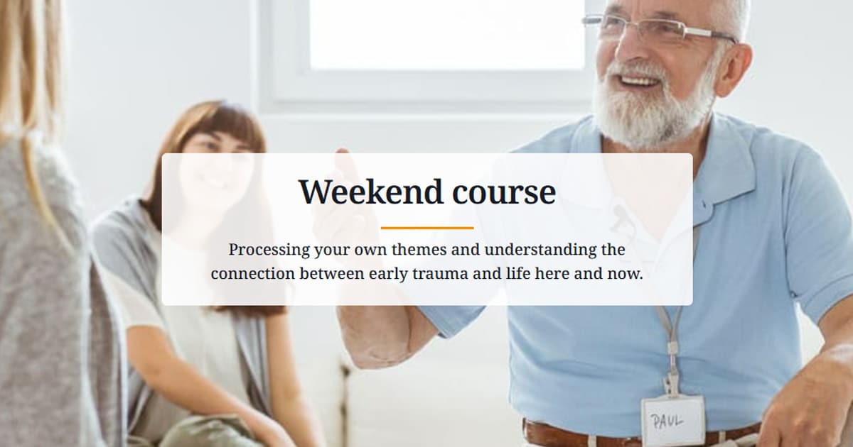 Weekend Course - 2 days of self-encounters - IoPT Norway